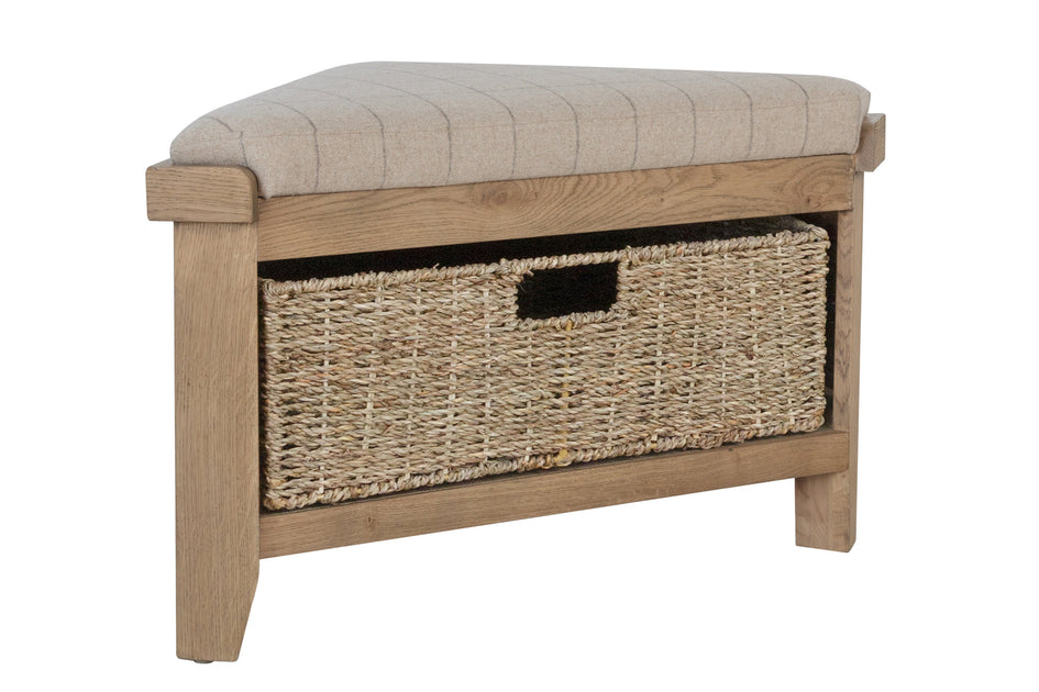 Hatton Corner Hall Bench – Blackbridge Furnishings